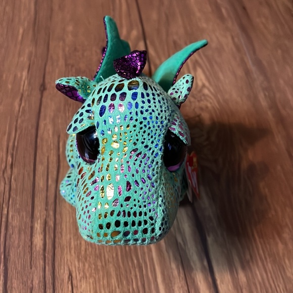 Ty | Toys | Nwt Ty Beanie Boos Cinder The Dragon Plushy | Poshmark